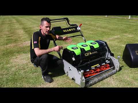 Allett C27E/2 Evolution Cylinder Mower (Power-unit with Grassbox) – ALLETT